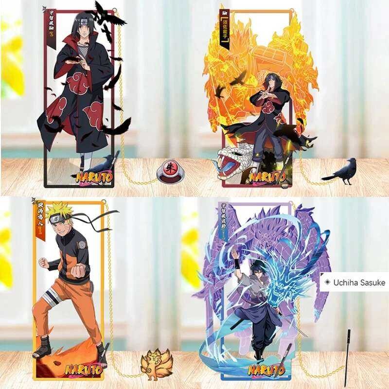 Anime Naruto Metal Bookmarks Cartoon Sasuke Itachi Kakashi Action ...