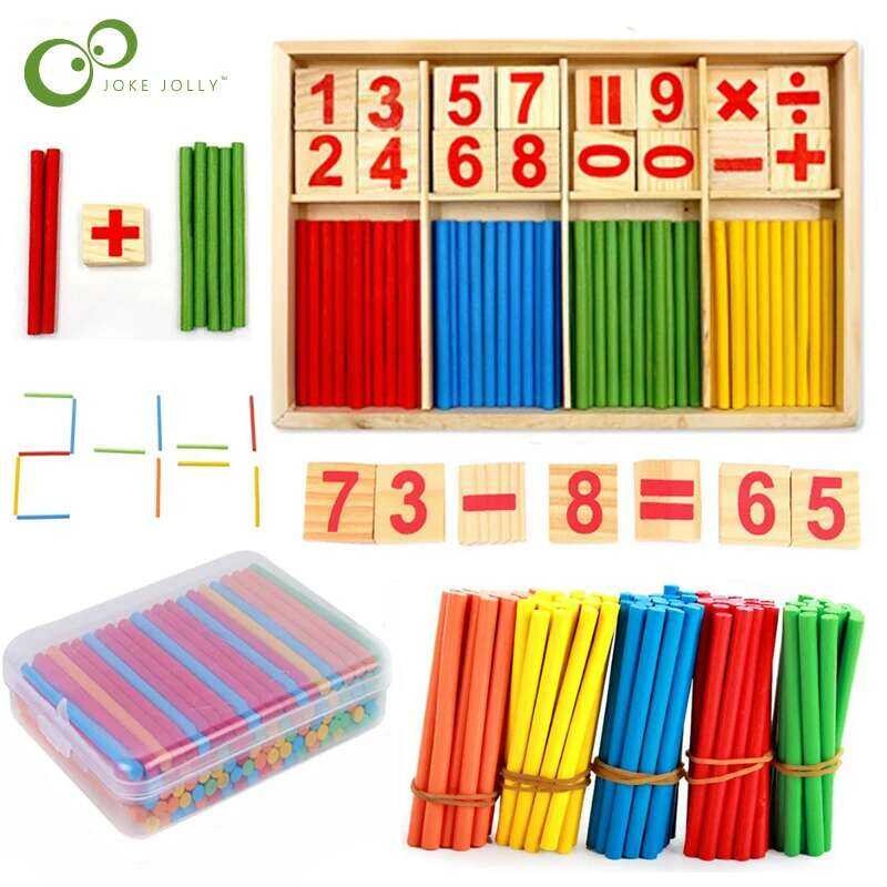 Wood Educational Number Math Calculate Game Toy Mathematics Puzzle Toys ...