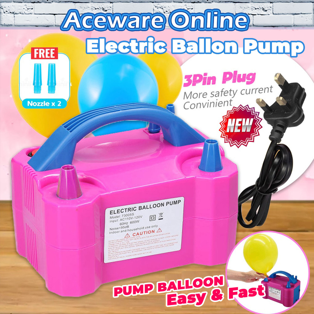 3 PIN 73005 Electric Balloon Pump Portable Balloon Pump Machine Balloon ...