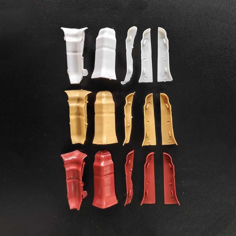8cm PVC skirting board accessories special buckle plastic foot line ...