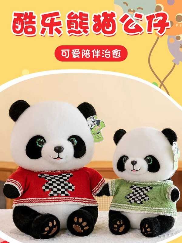 2025 Sweater Chengdu Panda Doll Plush Cloth Doll Pillow Sleeping On Bed ...