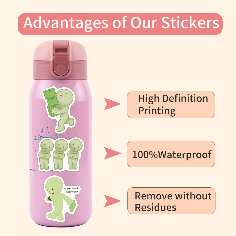 2025 New Sticker Smiski Waterproof DIY Stickers Smiski Sticker Custom ...