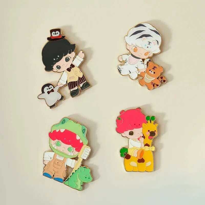 POP MART Dimoo Animal Kingdom Series - Badge Blind Box Surprise Box ...