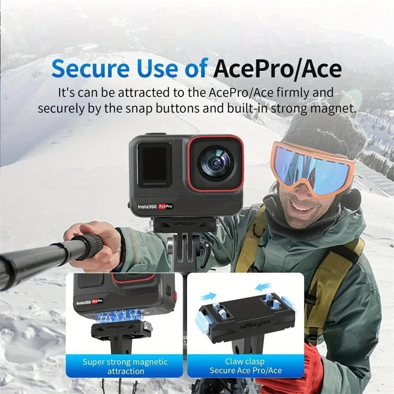 Magnetic Quick Release Base Stand for Insta360 X5/Ace Pro 2 Magnetic ...