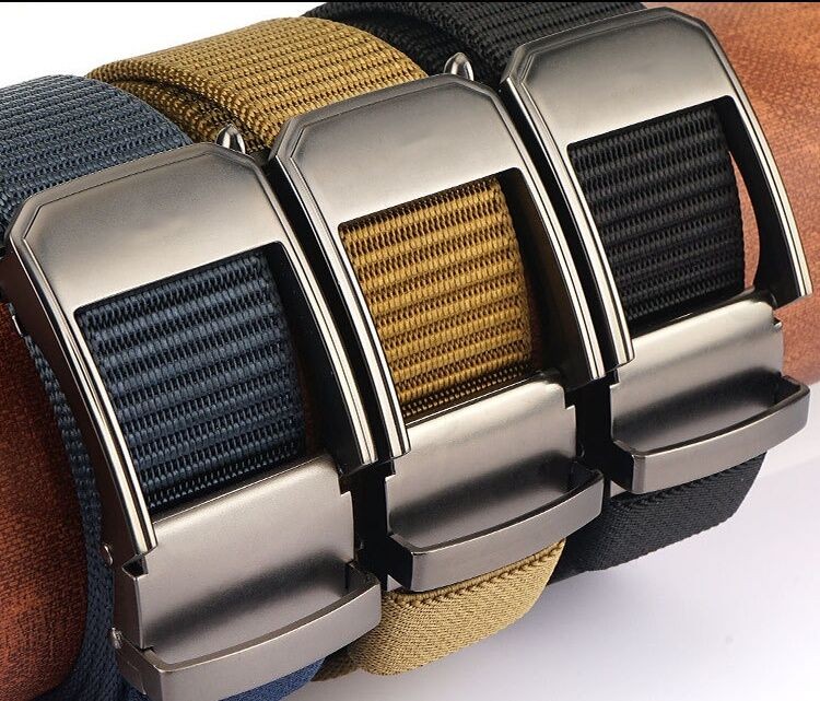 Men Belt Quick Release Buckle Nylon Belt | Shopee Philippines