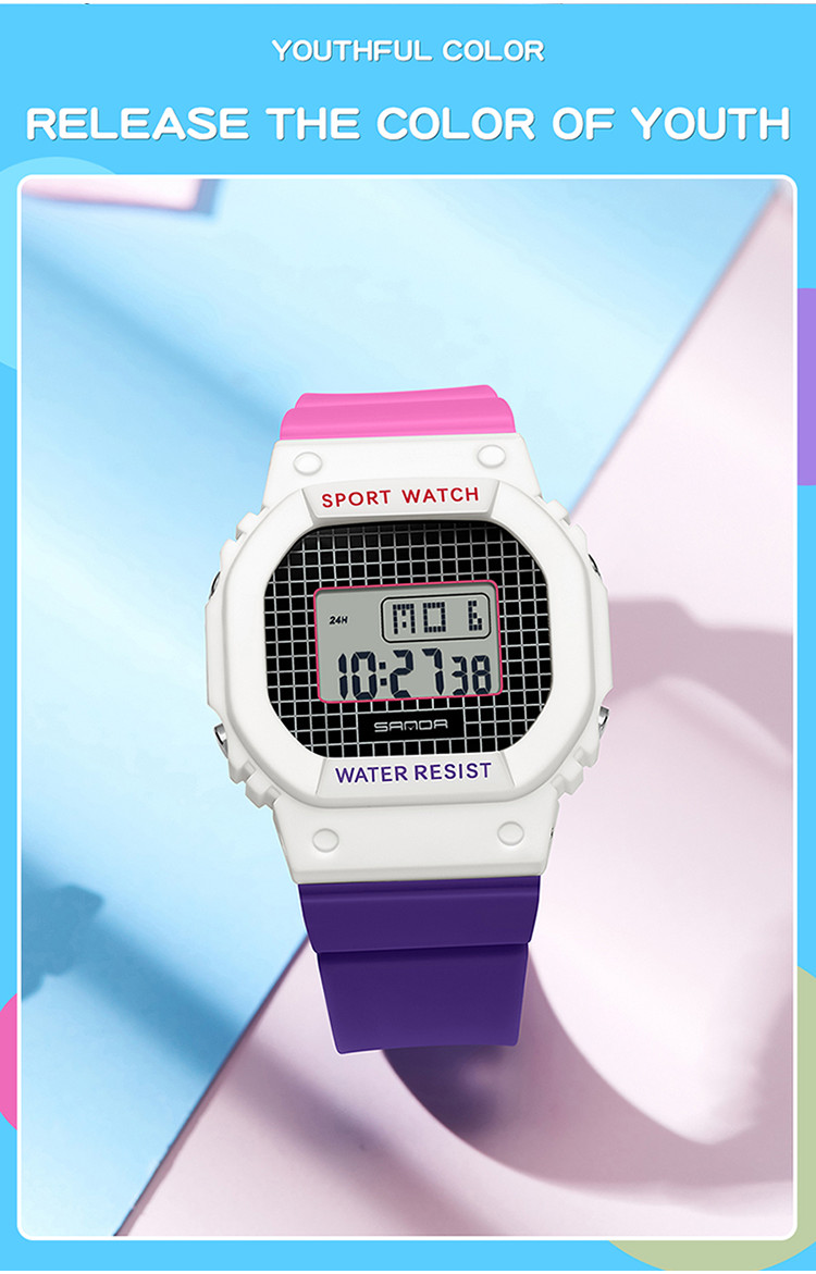 SANDA Classic Upgraded Trendy Color blocked Youth Multi functional ...
