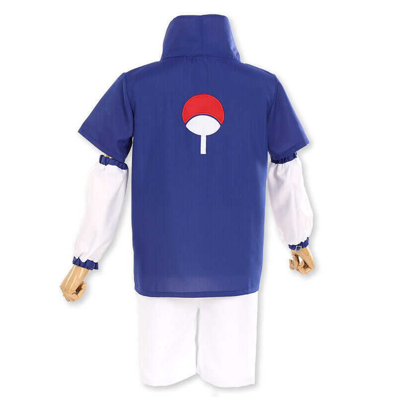 Anime Naruto Uchiha Sasuke Costume Halloween Cosplay For Adults Man ...