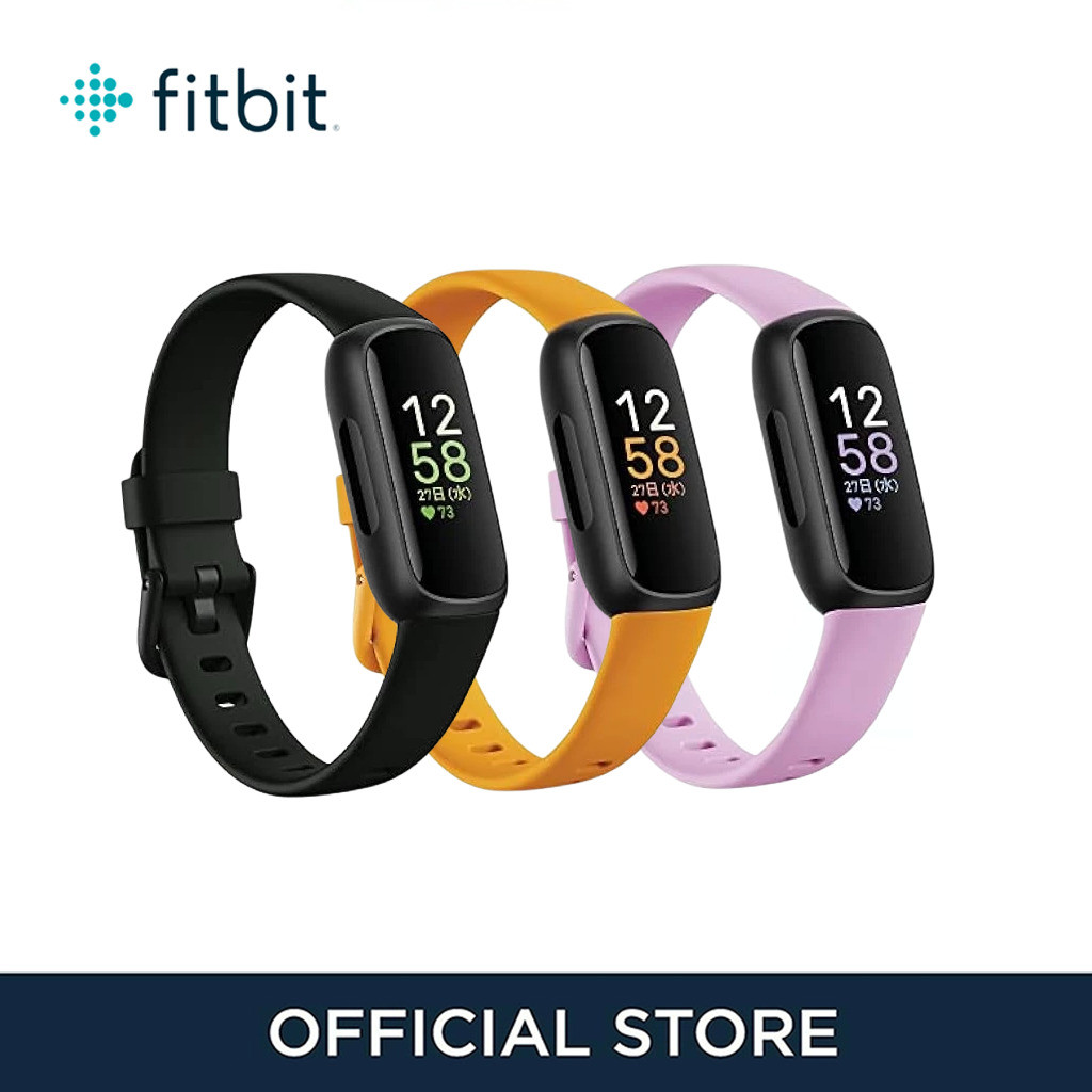 【100% Original】Fitbit Inspire 3 Fitness Tracker Midnight Zen/Black ...
