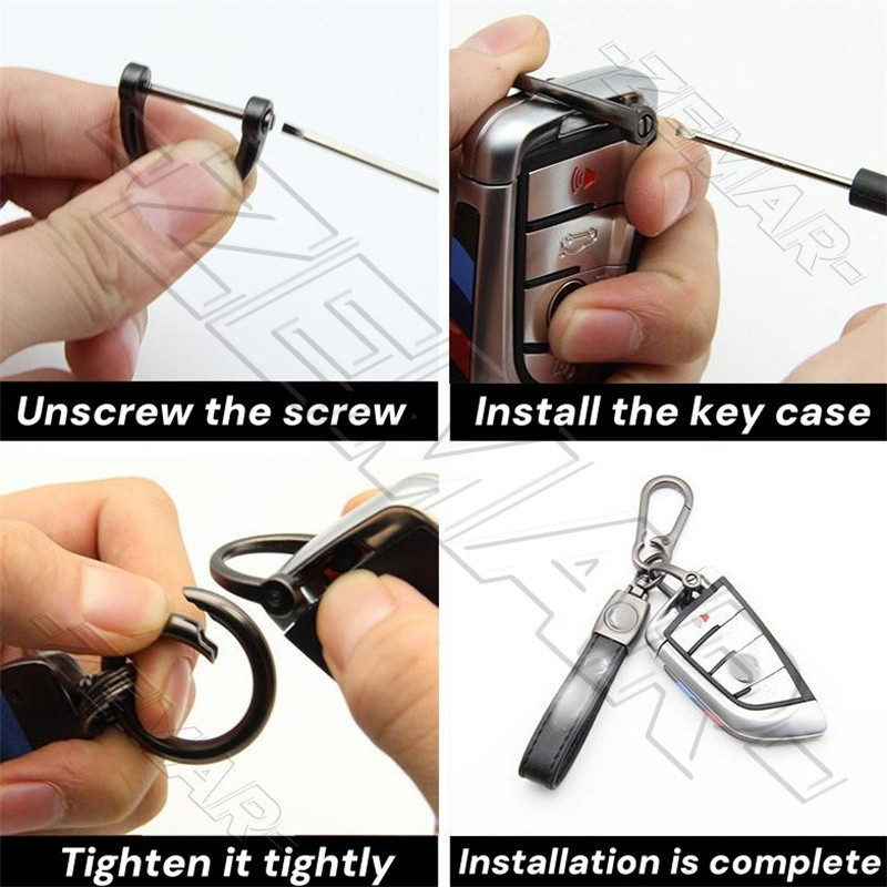MG Leather Metal Car Keychain Motorcycle Key Holder High-end Fashion ...