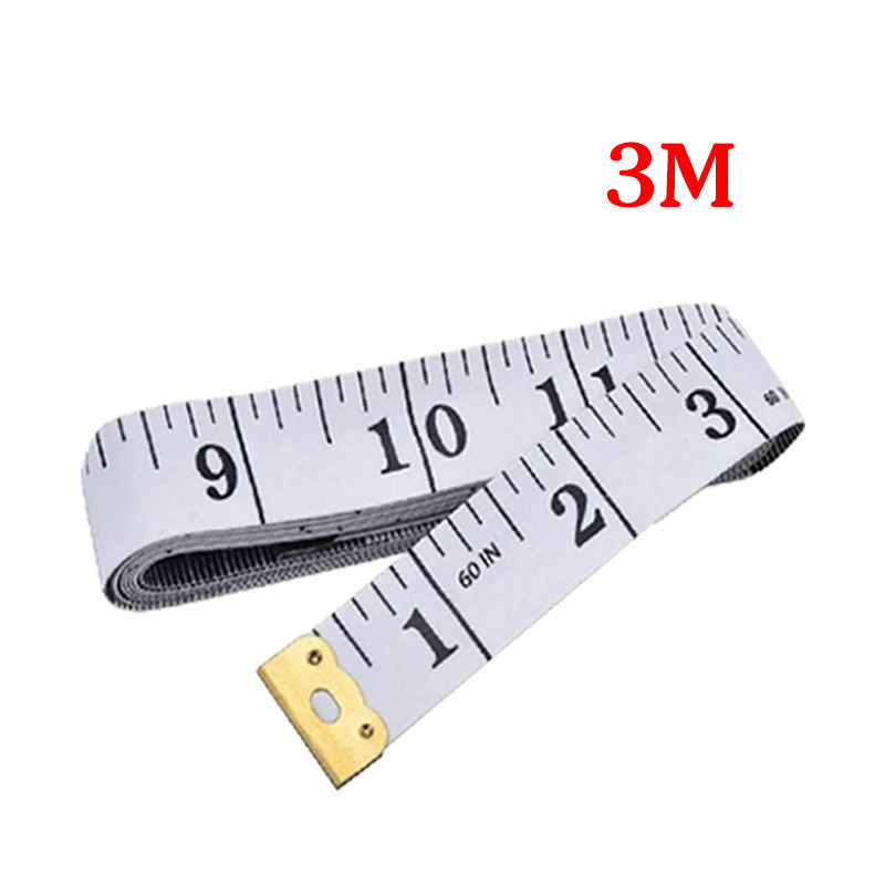 3M White Soft Tape Double Scale Ruler Tailor Cloth Ruler Double Scale ...