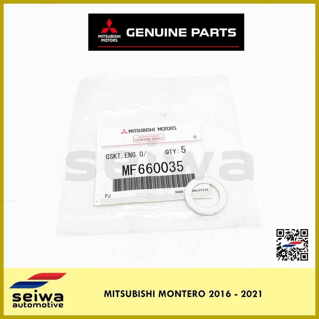 [2016 - 2021] Mitsubishi Montero Drain Plug Washer - Genuine Mitsubishi ...
