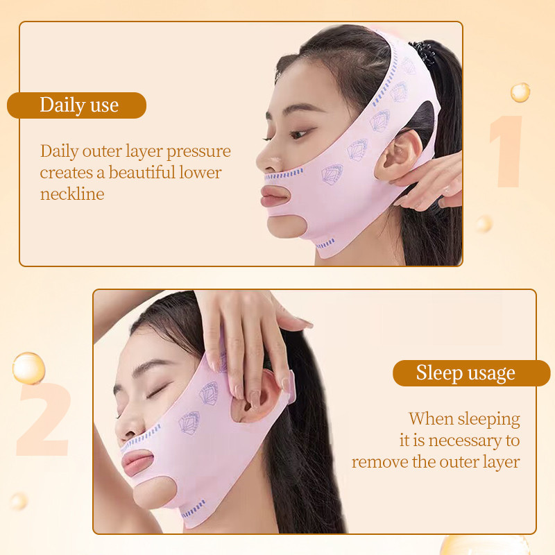 Upgraded Face Lifting Mask Wrinkle Face Lift Up Reduce Double Chin Slim ...