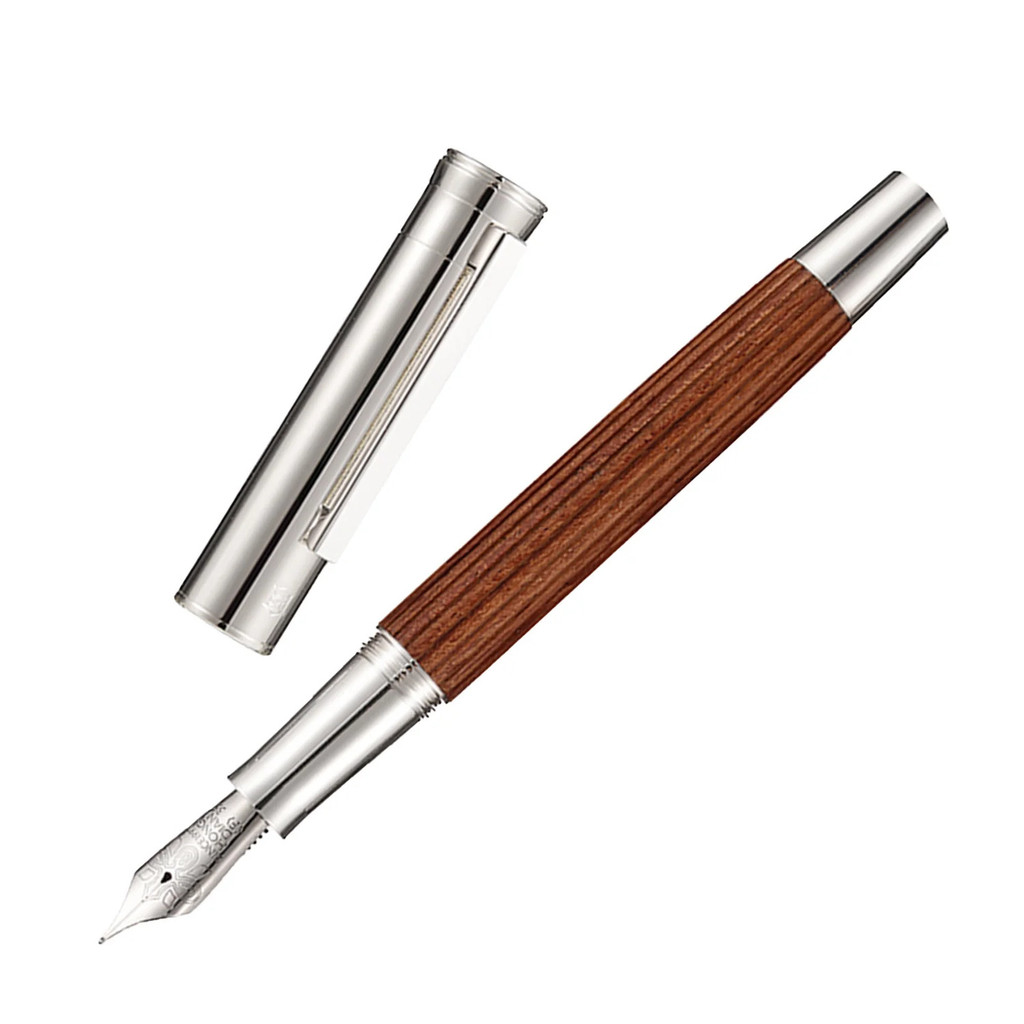 Hongdian 1866 Wooden Fountain Pen High-End Ink EF F 35# Nib School ...