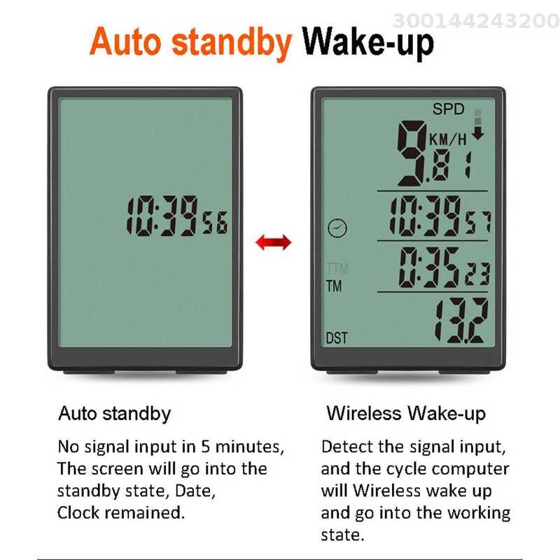 Bicycle SUNDING Wireless Bike Computer Waterproof Speedometer With ...