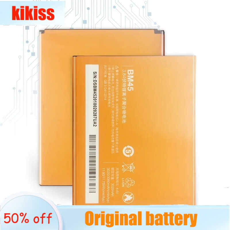 Xiaomi Redmi Note 2 Red Rice Note2 BM45Original Battery 3060mAh ...