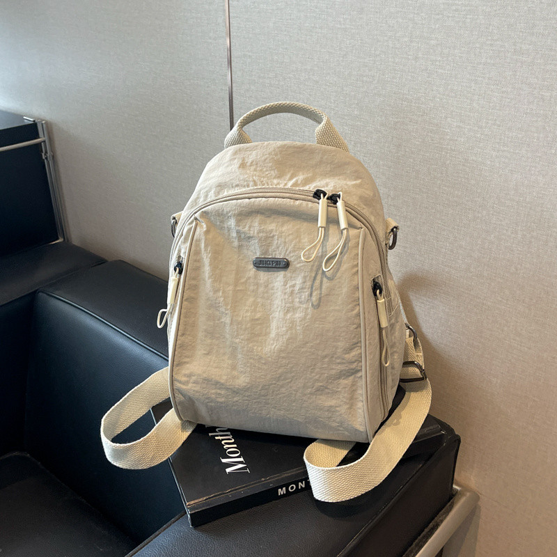 New Plain Small Backpack for Women Commuter Travel Female Lightweight ...