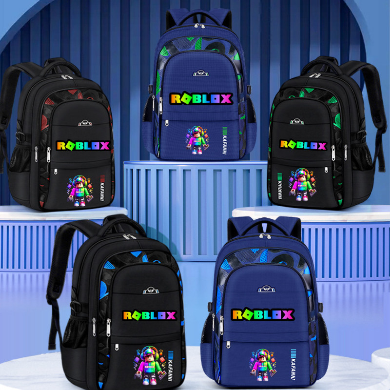 In stock)Roblox anime cartoon primary children school bag bagpack ...
