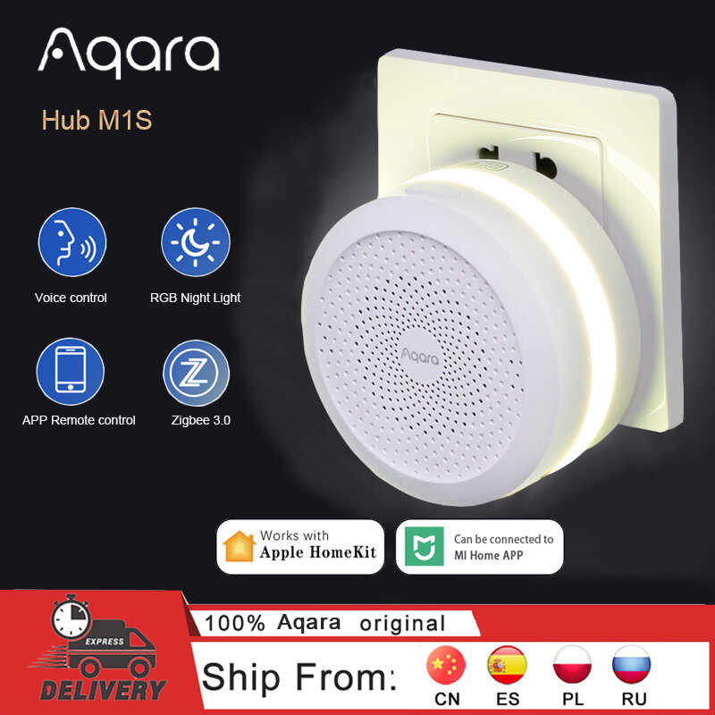 Hub M1s Aqara E1 Wireless Smart Gateway 3 Zigbee Connect Alarm System ...