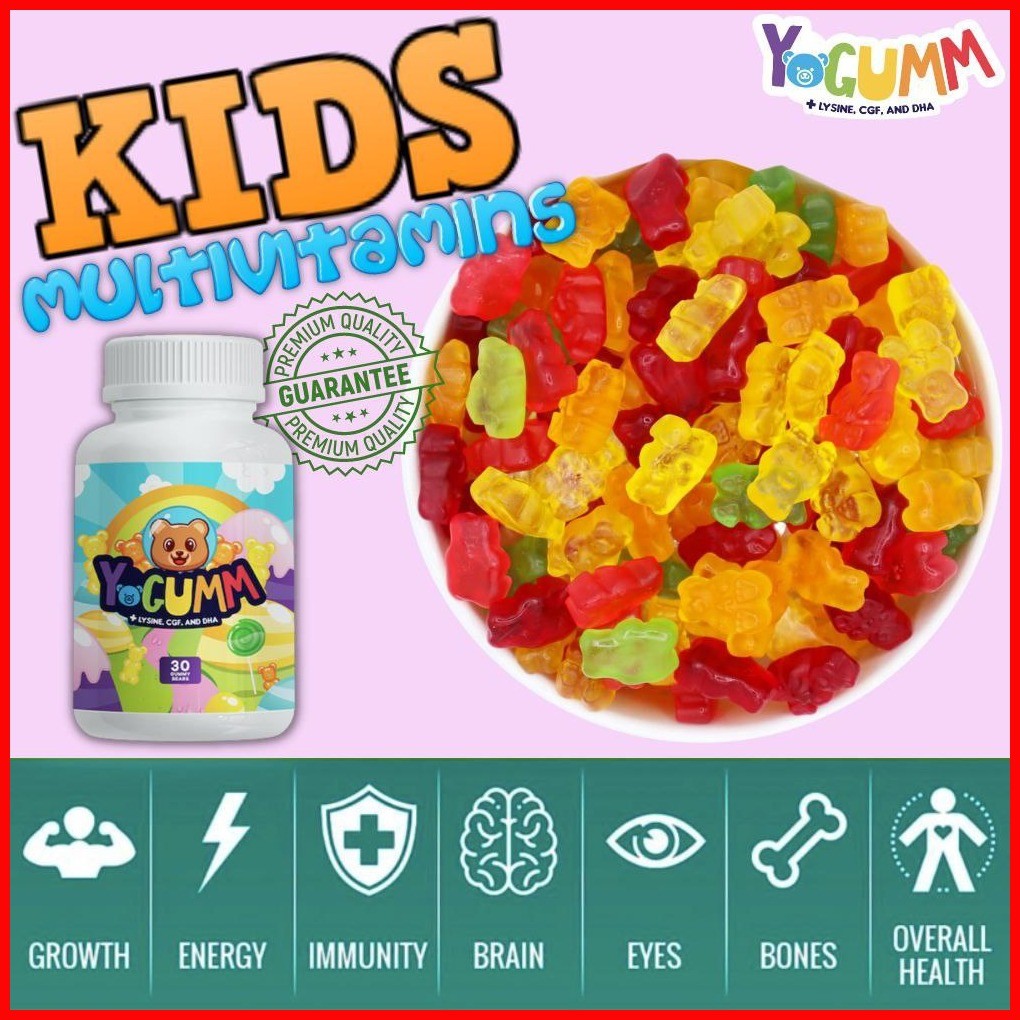 Yogumm Vitamins for Kids Make Kids Smart Brain Booster Memory ...