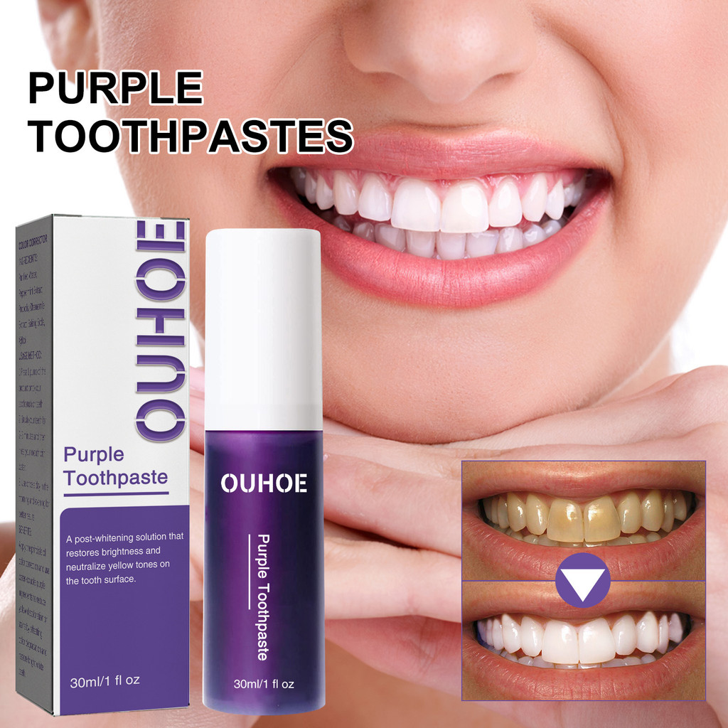 Purple Toothpaste for Teeth Whitening, Purple Toothpaste Whitening ...