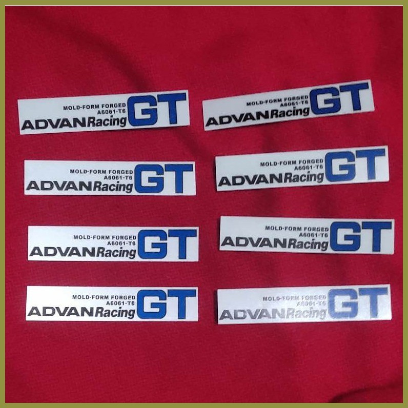 Advan Racing GT reflective sticker | Shopee Philippines