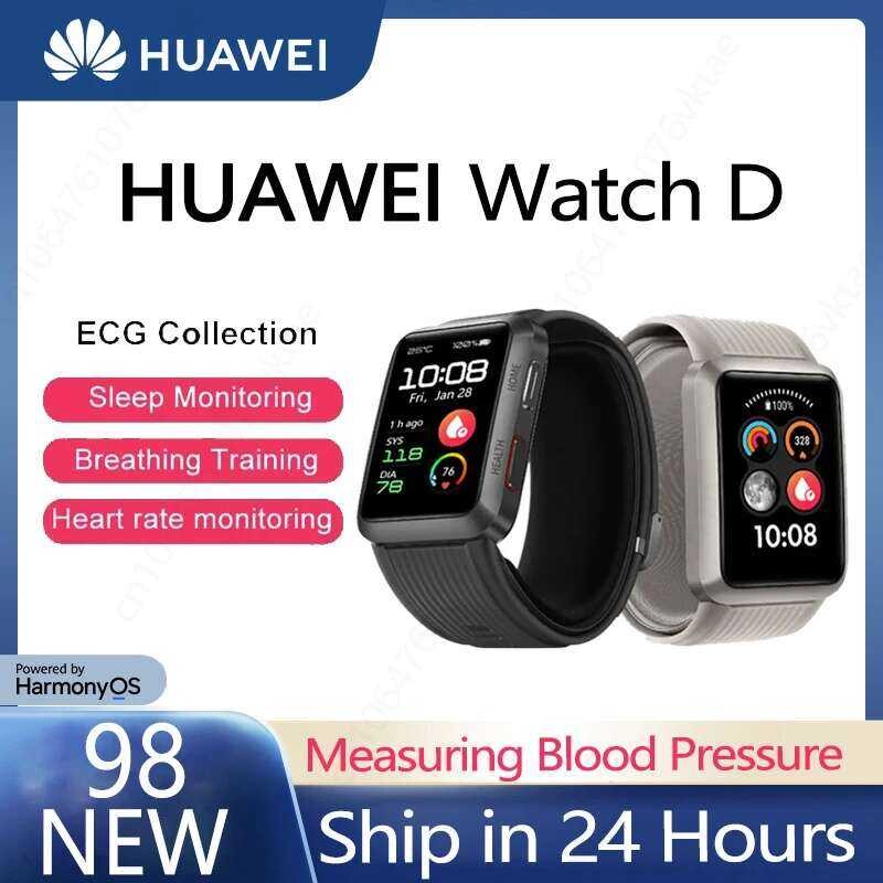Authentic Watch D Huawei Pulso ECG Recorder Smart Watch Blood Pressure ...