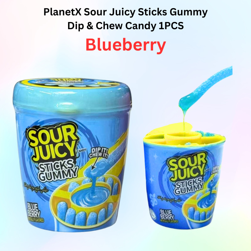 *1PCS* 60G PlanetX Sour Juicy Drop Stick Gummy With Jam (Gula-Gula ...