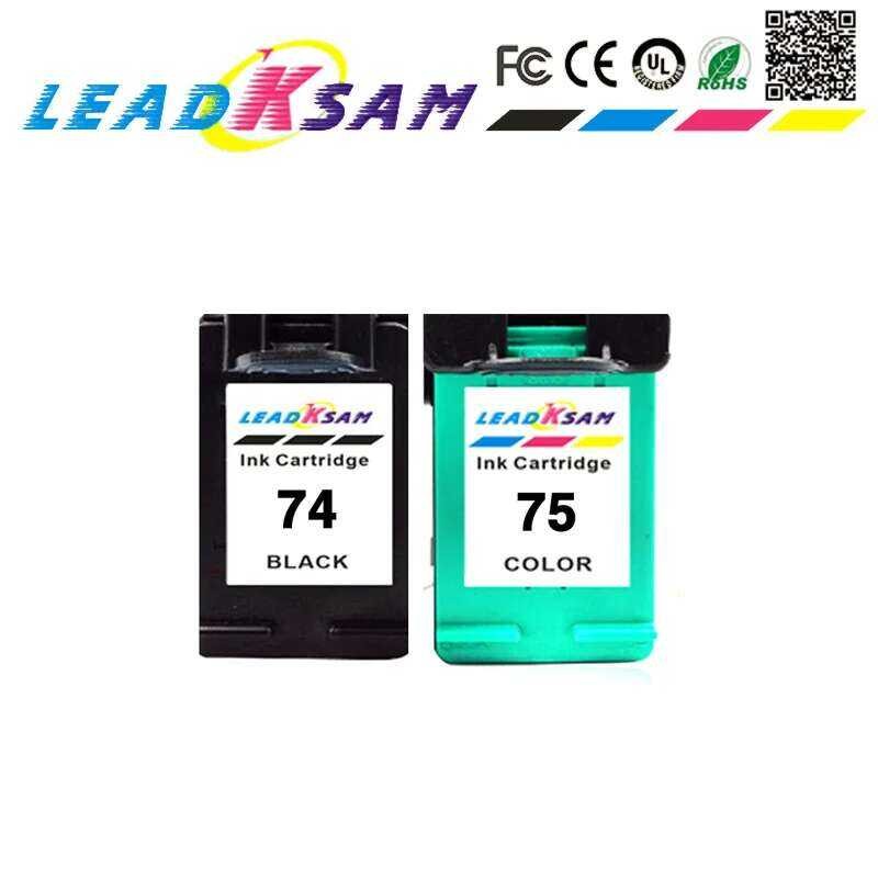 2F Compatible For Hp74 75 74Xl 75Xl Replacement For HP Printer ...