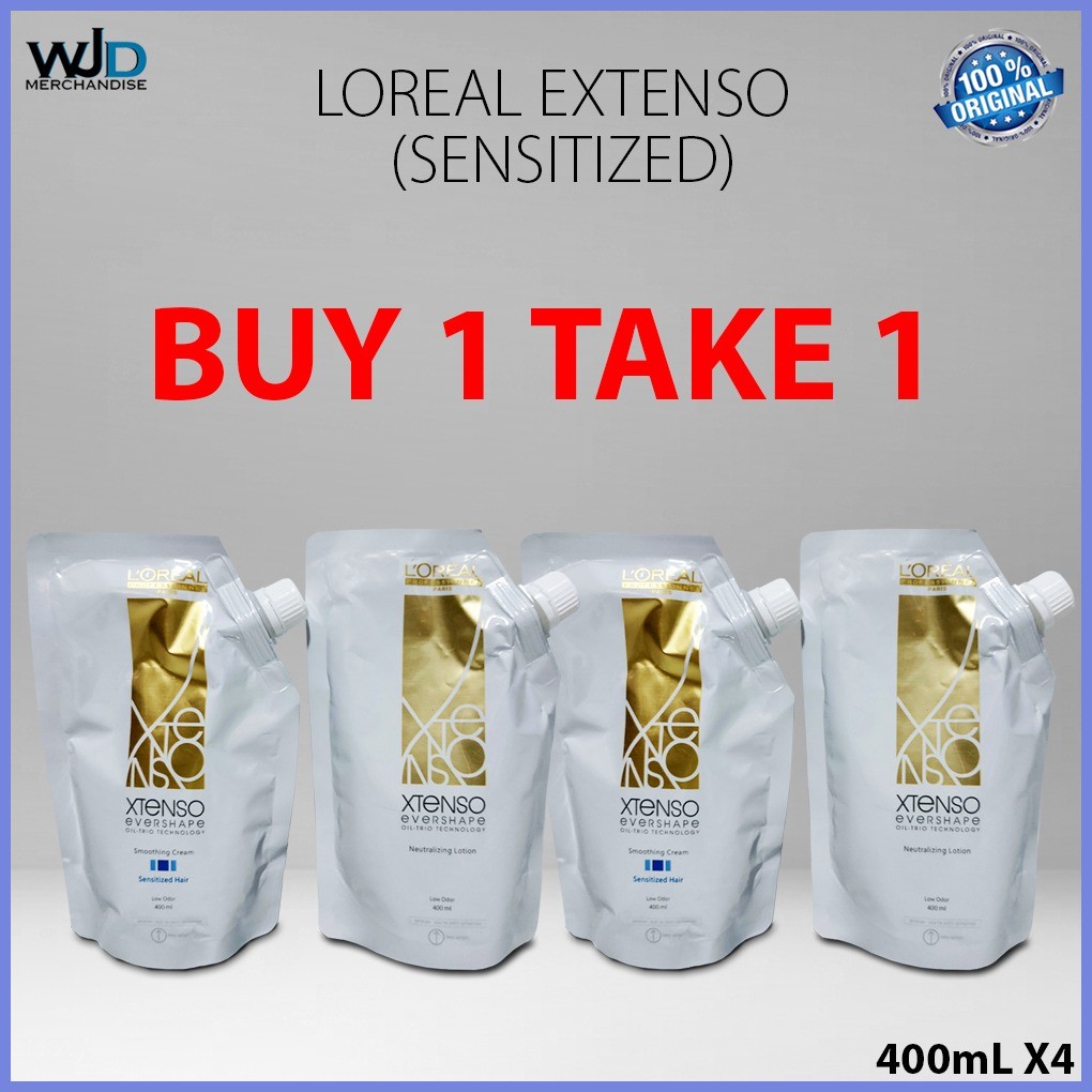 ♥️ Loreal Evershape Oil-trio Hair Rebonding Set For Sensitized and ...