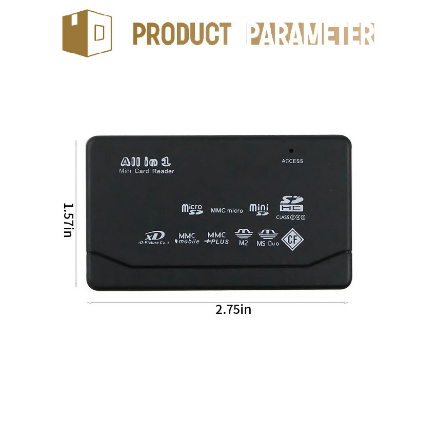 High-Performance All-In-One Universal Memory Card Reader for SD/SDHC ...