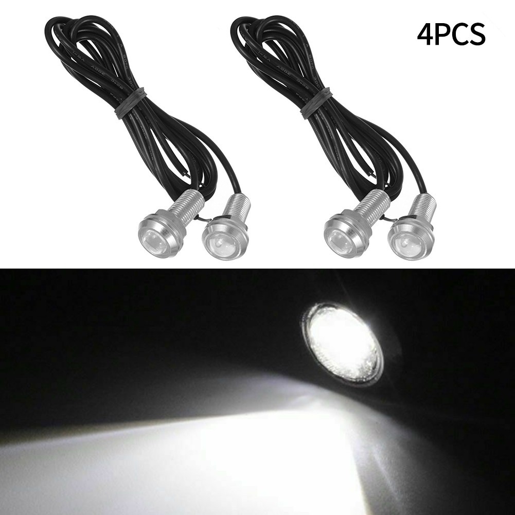[livedesign] 4x White LED Boat Light Silver Waterproof Outrigger ...