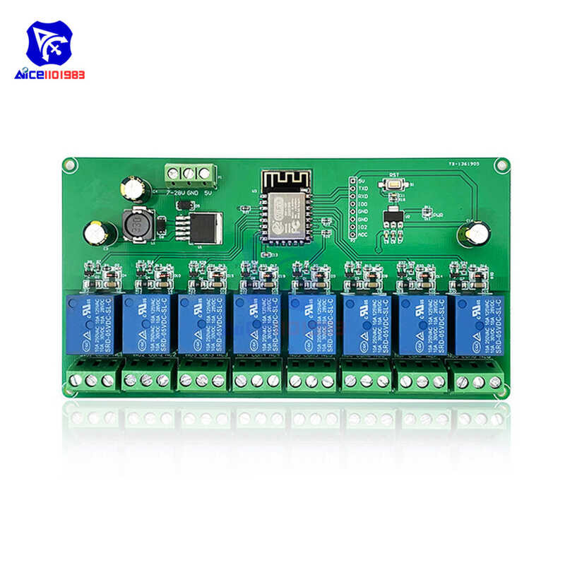 EPS-12F diymore ESP8266 Wireless WiFi Programmable Module 8 Channel ...