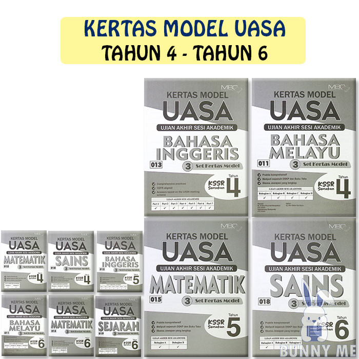 [BUNNY] 2025 Exercise Book: UASA Model Paper KSSR Revision Year 4, Year ...