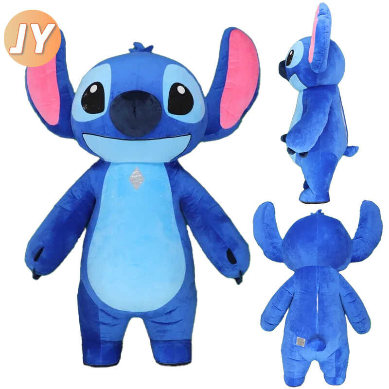 High Quality Blue Lilo & Street Mouse Mascot Costume Cosplay Iatable ...