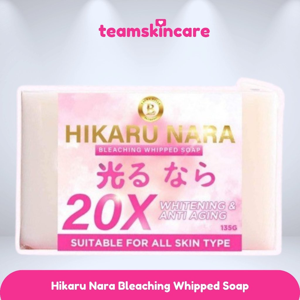 ♞LAURA BELLE Hikaru Nara Bleaching Soap 20x Whitening and Anti-aging ...