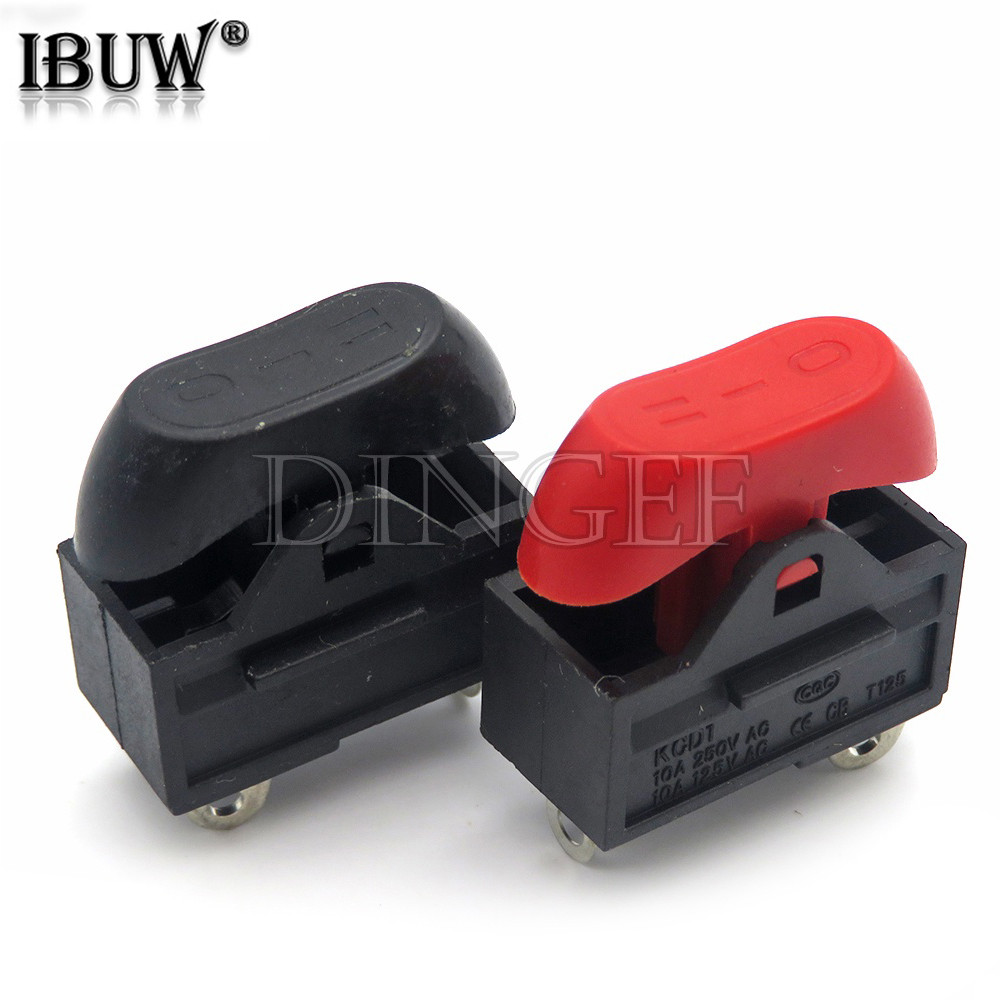 2PCS 10A 250VAC Hair Dryer Switch / Rocker Switch / 3 Position ON OFF Boat Switch RK2-33 ...