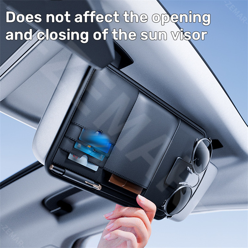 ISUZU Car Sunshade Storage Bag Light Blocking Plate Glasses Clip Card ...