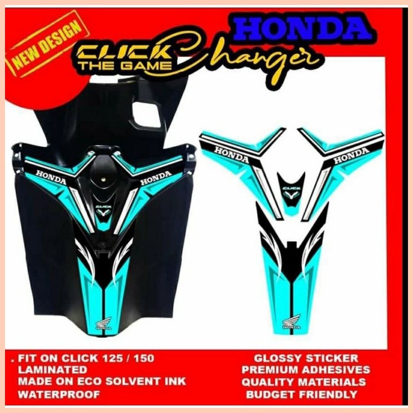 ☃ Inner Fairing Sticker/decals set Fitted for Honda Click 125/150i V2 ...