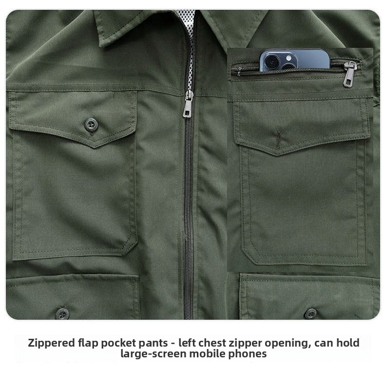 Unisex Outdoor Sun Protective Jacket with Cooling Feature, Equipped ...