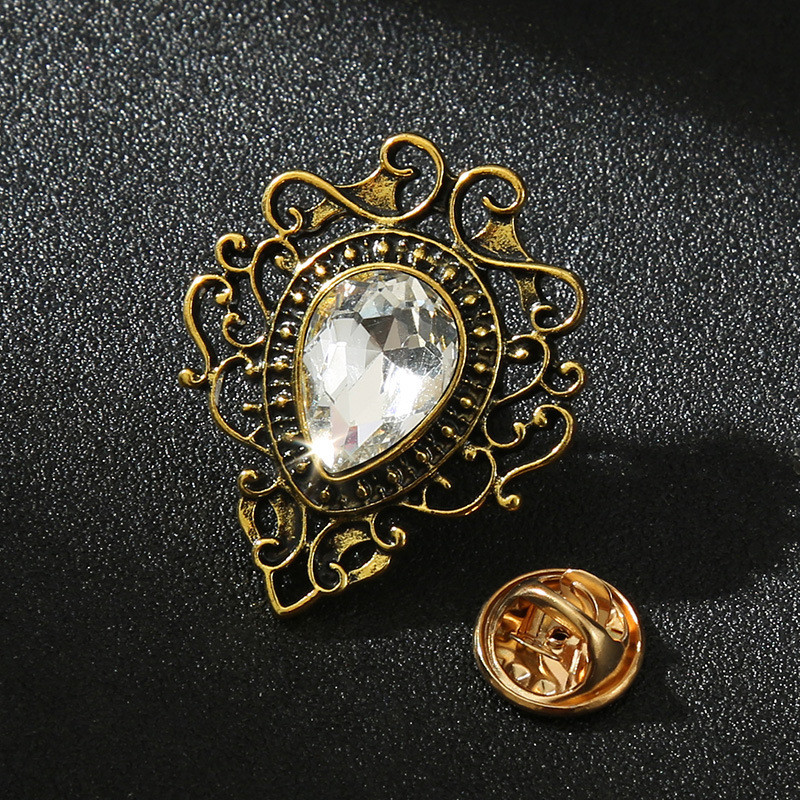 Men's suit Chest Brooch Fashion Accessories Trend brooch | Shopee ...