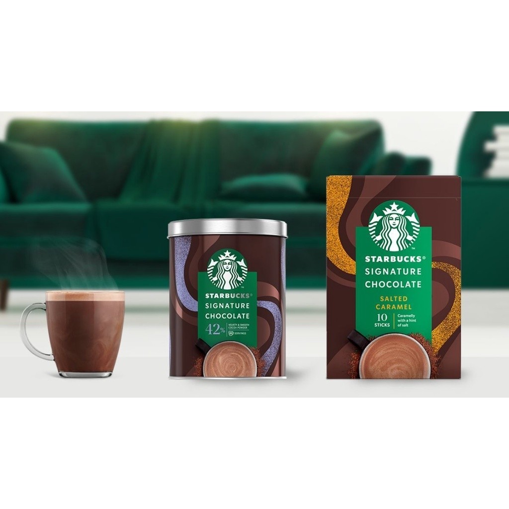 STARBUCKS® PREMIUM INSTANT COFFEE / STARBUCKS CHOCOLATE POWDER DRINK ...