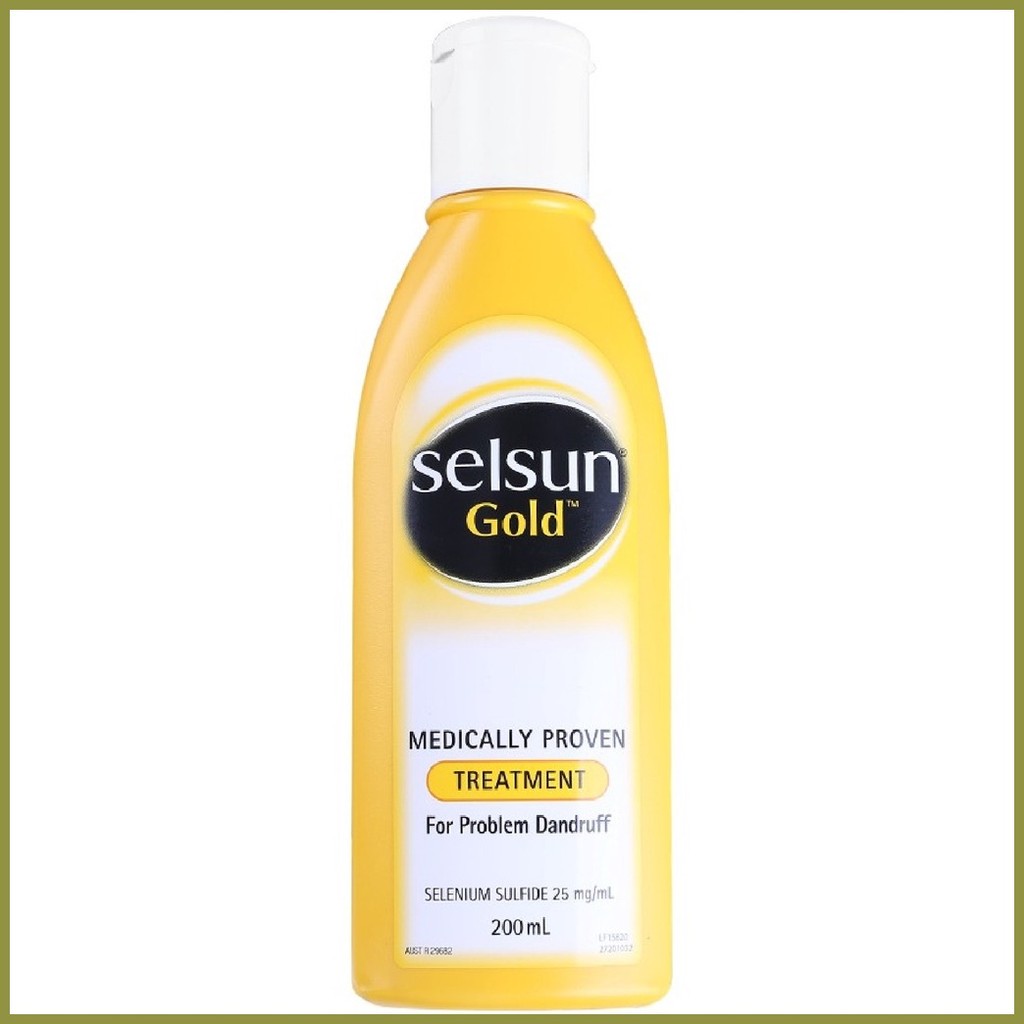 Selsun Gold Dandruff Medicated Selenium Sulfide Shampoo Treatment ...