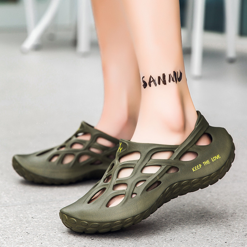 Summer Men EVA Water Sandals Classics Mens Waterproof Beach Sandals ...