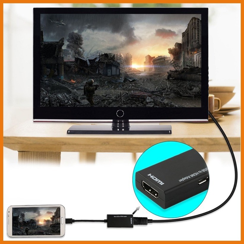 Micro USB To HDMI Tv Mhl Adapter Cable 1080P 2.0 For Samsung Mobile ...