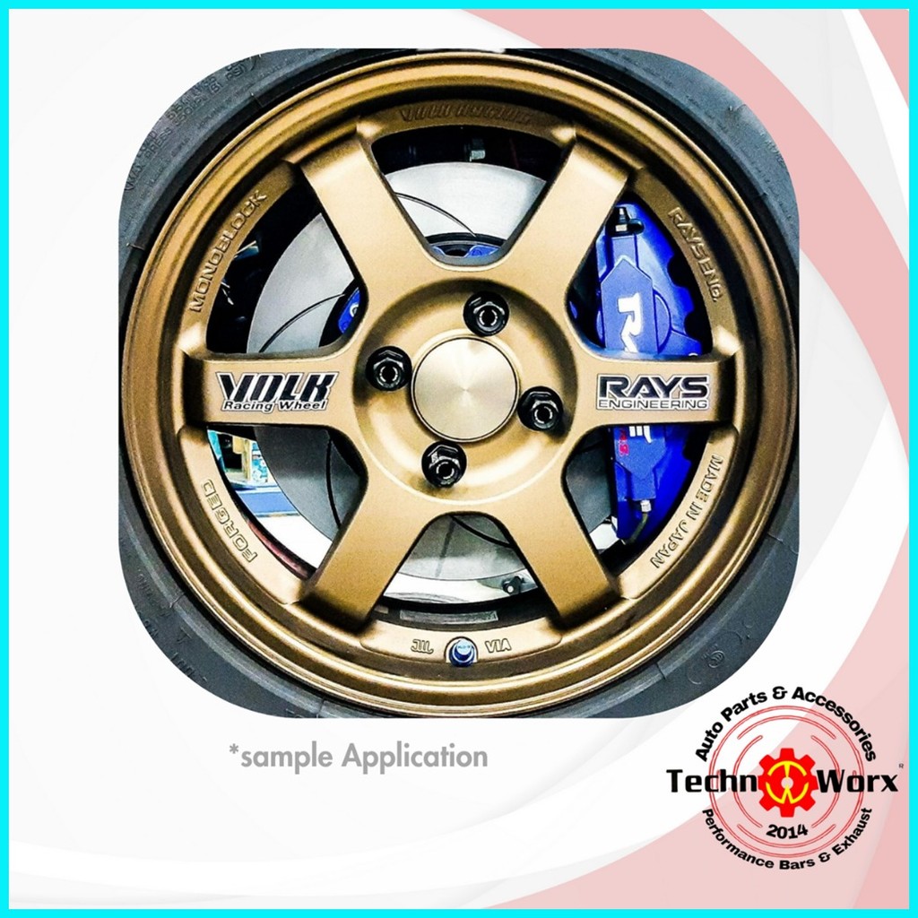 VOLK RACING ORIGINAL STICKER decal emblem mags te37 wheel car universal ...