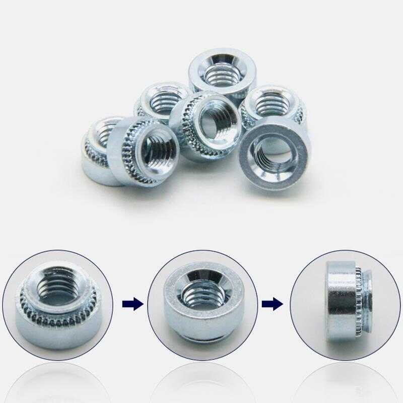 Hongwei S-M2/M25/M3/M4/M5/M6/M8/M10/M12 Press Plate Nut Carbon Steel ...