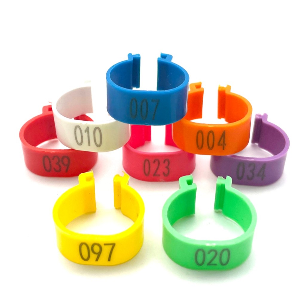 100 Pcs Chicken Foot Clip Rings Inner Diameter 16mm/18mm Plastic ...