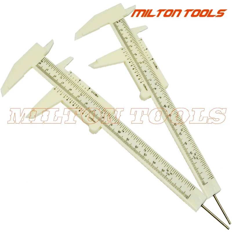 2pcs/lot 9 150 mm measuring tool 6 inch plastic vernier students ...