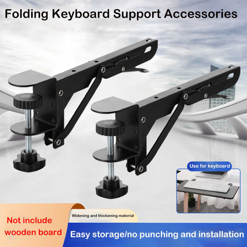 Keyboard 9 Tray Clips Extension Stand E Pads Ergonomic DIY Height ...