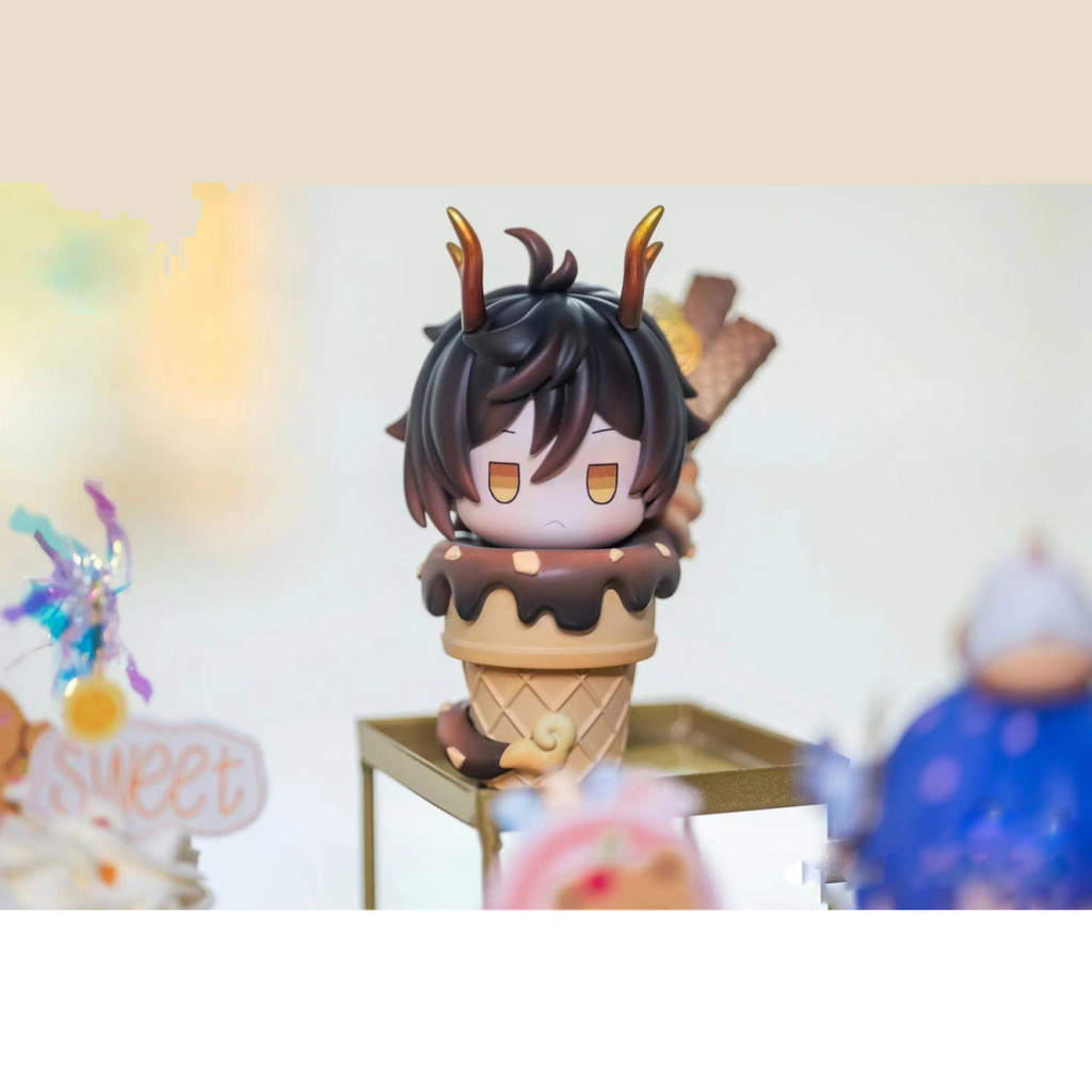 Genshin Impact Ice Cream Zhongli Raiden Shogun Peripheral Toys and ...